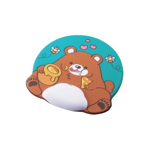 ELECOM Animal Mousepad with Wrist Rest/ Cute Mouse Pad/ Cartoon ...