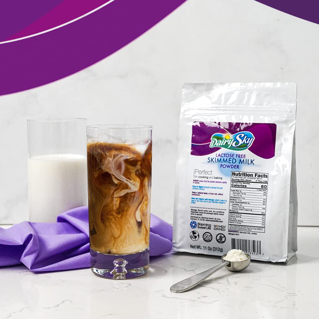 Lactose Free Milk Powder 11 oz - Skimmed Milk Free Non GMO Fat Free for ...