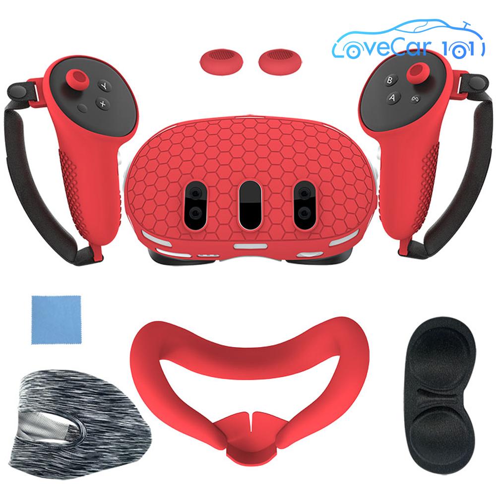 ที่ครอบอุปกรณ์ควบคุมมือจับสำหรับ Meta Quest 7ชิ้นชุดอุปกรณ์ VR ป้องกัน ...