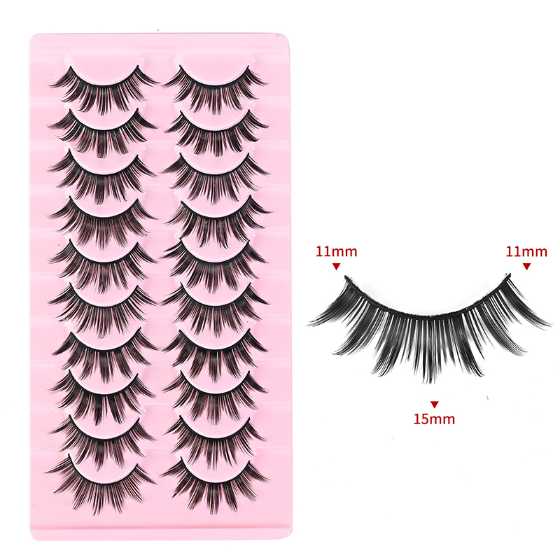 False Eyelash Kit For Eyelash Extensions For A Fluffy Natural Look ...