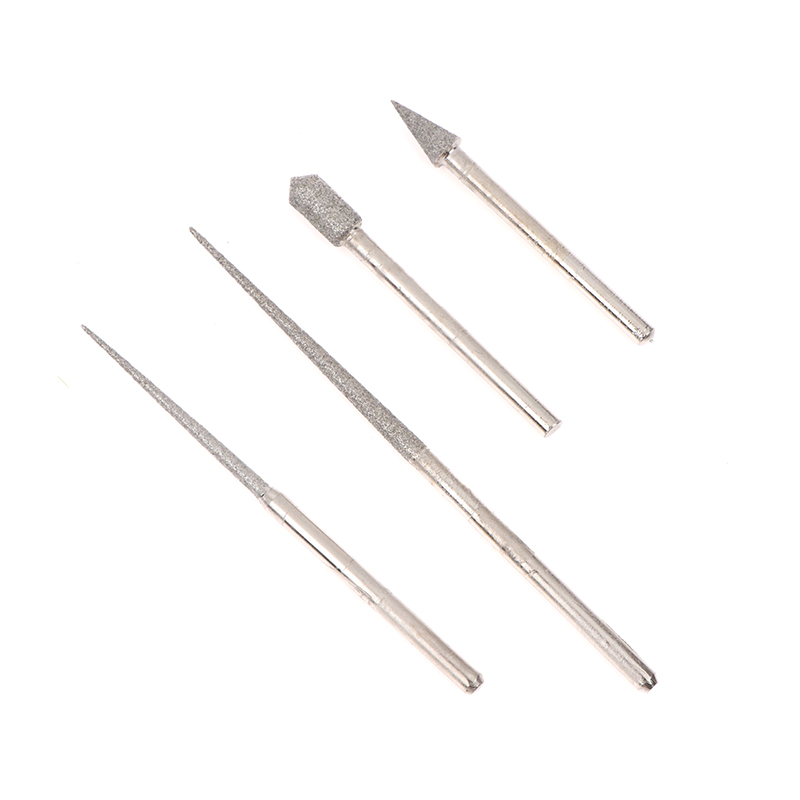 3MM Shank Diamond Grinding Head Grinding Needle Bit Burr Mini Drill For ...