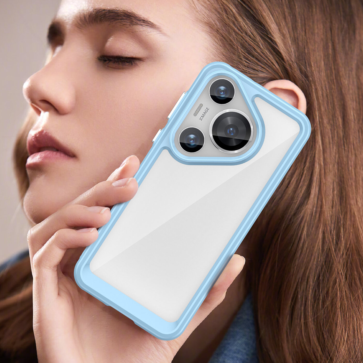 lthmy for Huawei Pura 70 Pro /Pura 70 Pro+ case Transparent Hard Back ...