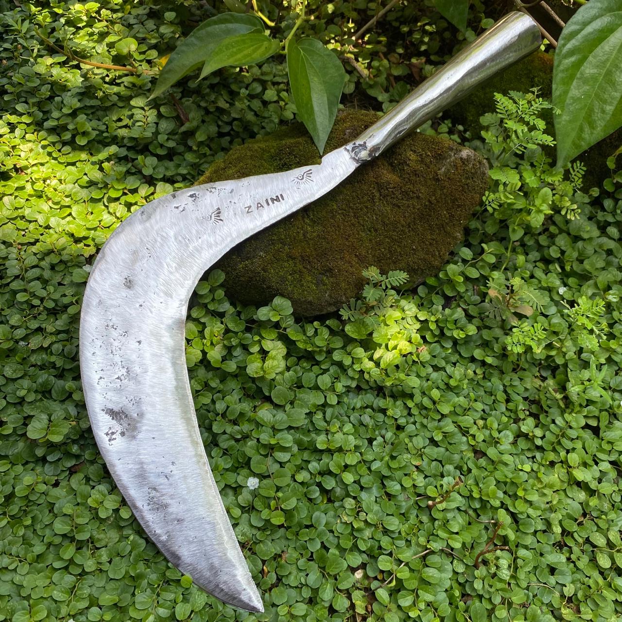 Arit Gagang Besi Anti Copot Bahan Baja- Sabit Arit Rumput Padi Dan Dedaunan Super Tajam | Lazada ...