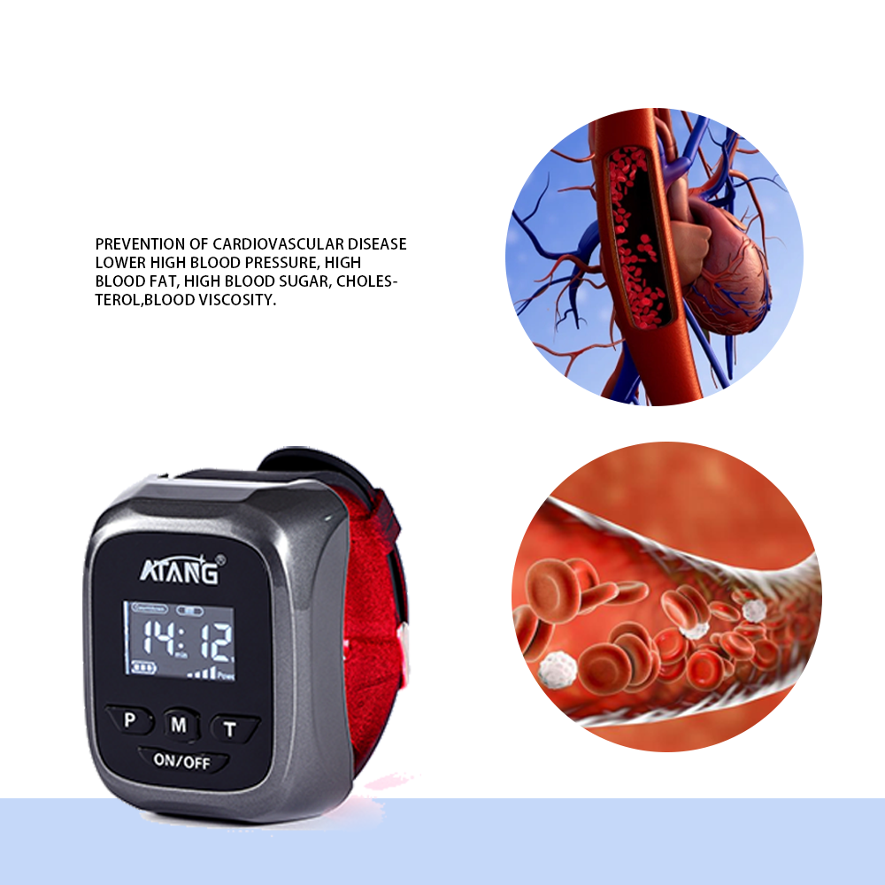 Diabetic Watch Laser Physiotherapy Wrist Watch Low Level Laser Therapy ...