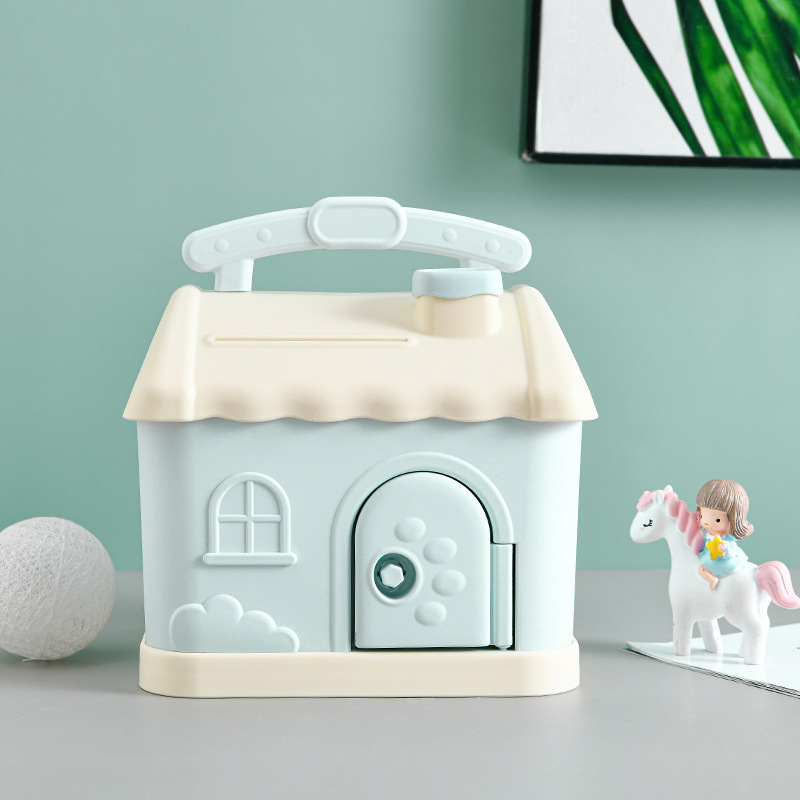 Cartoon House Piggy Bank Children Cute Doll Coin Saving Bank Kids Toys ...
