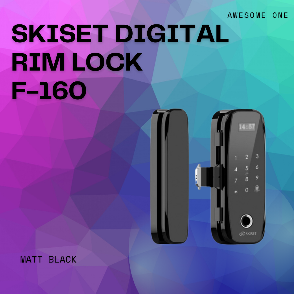 SKISET DIGITAL RIM LOCK F-160 | PRE-ORDER | Lazada