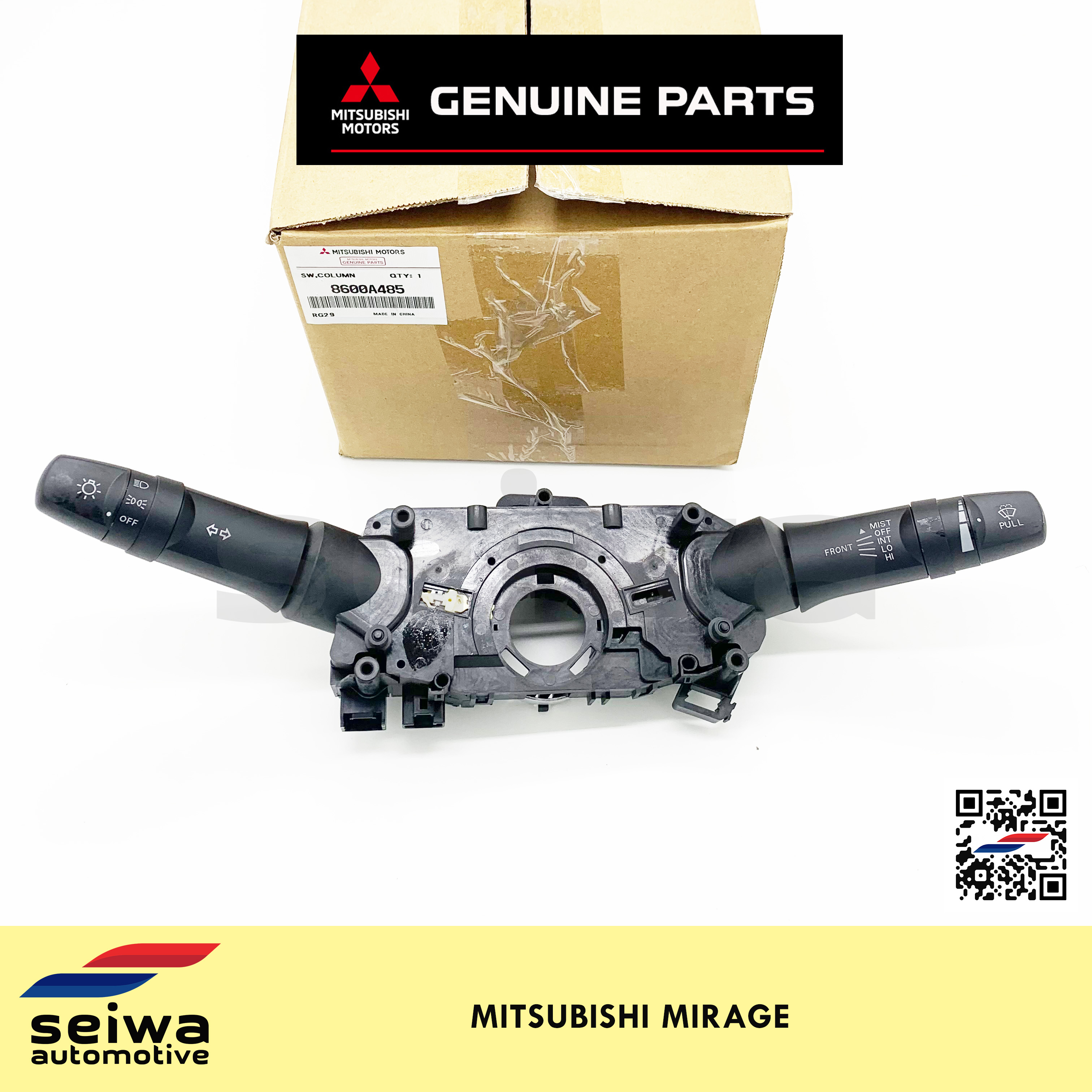 [2013 -2021 G4] Mitsubishi Mirage Column Switch Assy (Without Fog Lamps ...