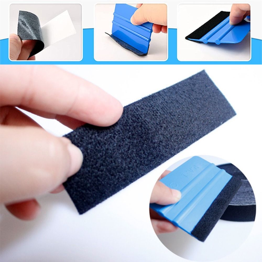 Fabric Felt Edge Car Clean Vinyl Wrap Felt Squeegee Plastic Car ...