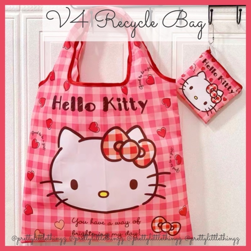 ️21 DESIGNS x SG READY STOCK x V4 Recycle Bag (Kuromi Pochacco ...