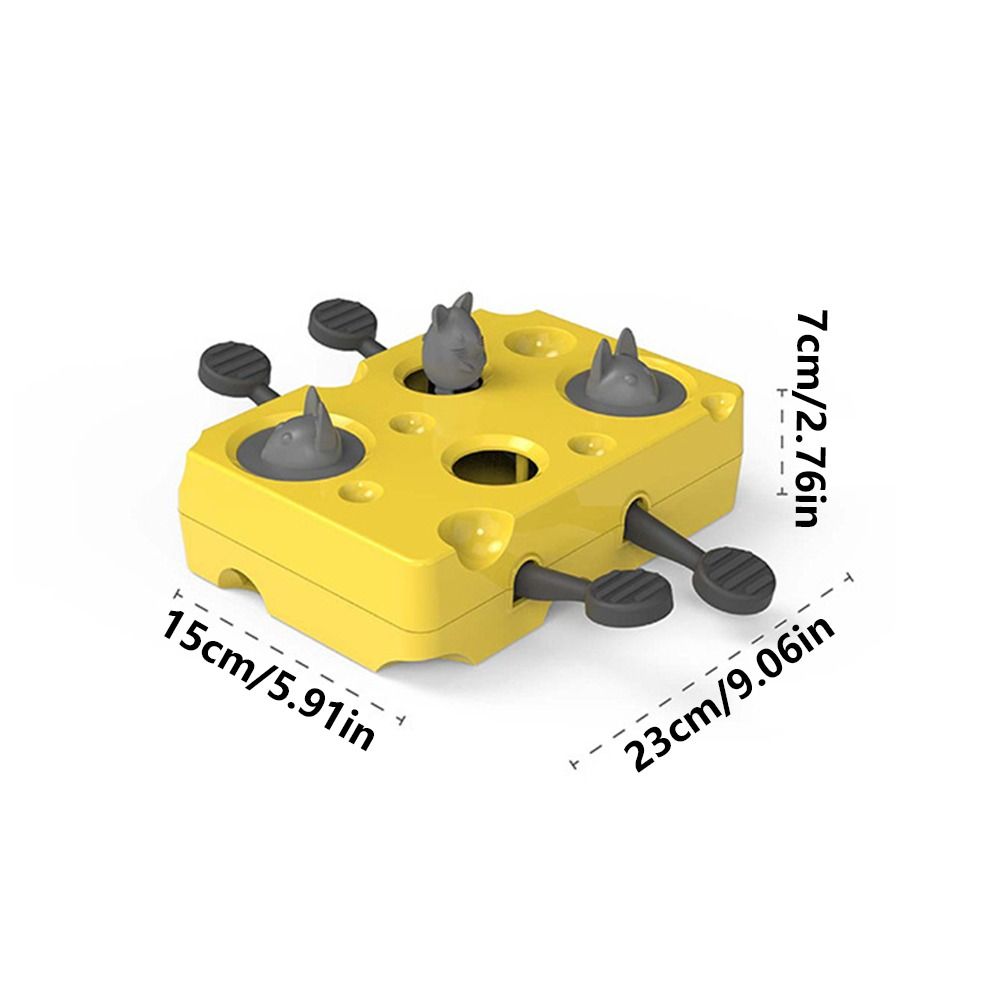 Fun Mental Stimulation Cats Feeder Puzzle Toy Treat Dispensing Holes ...