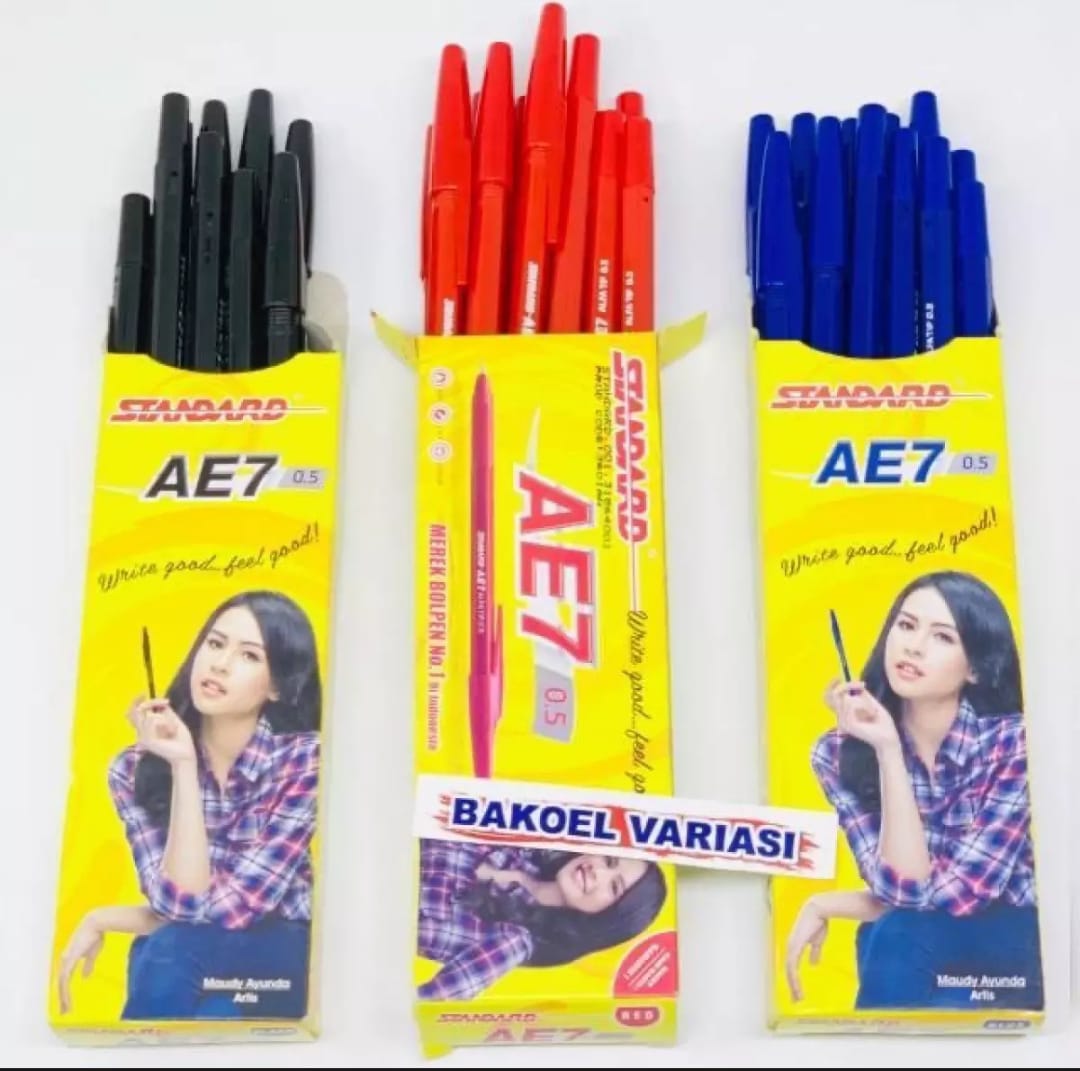 [1 Pack/12 Pcs] PULPEN Standard AE7 Alfa Tip 0.5 | Lazada Indonesia