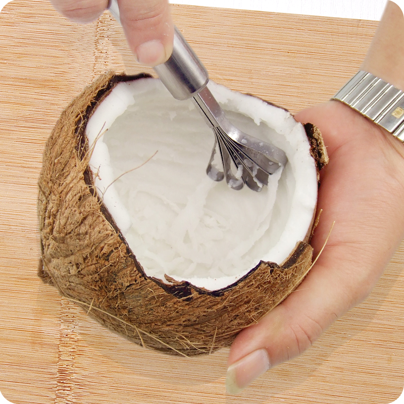 【TrendGlobe】Vanzlife creative stainless steel shredded coconut home ...