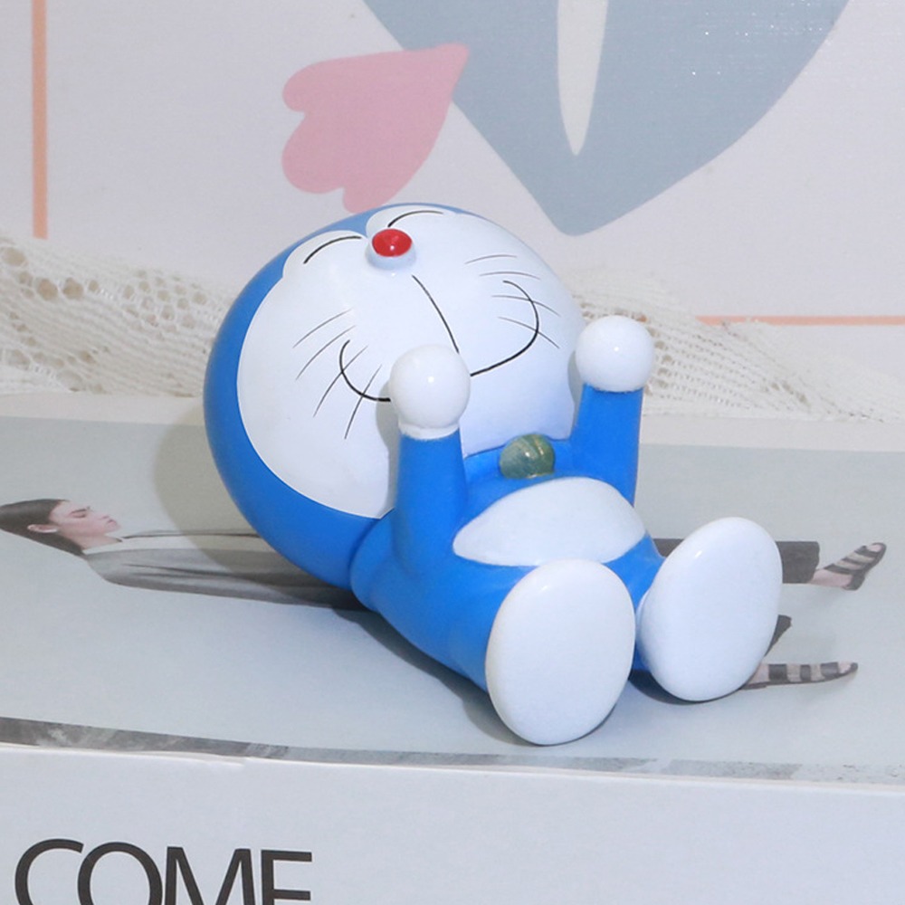 Universal Dingdang Cat Doraemon Doll Phone Holder Animal Figurines Desk ...
