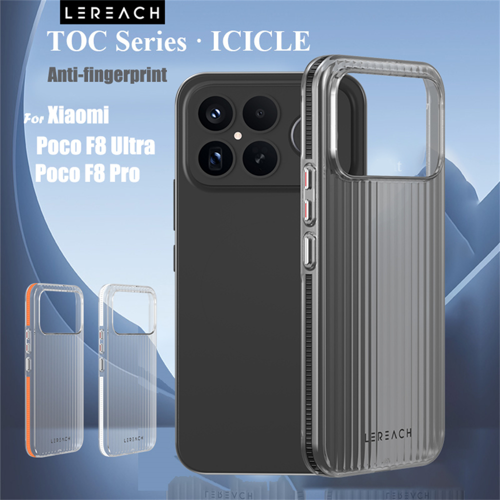 Lereach Semi-transparent Matte Case for Xiaomi Poco F8 Ultra F8 Pro ...