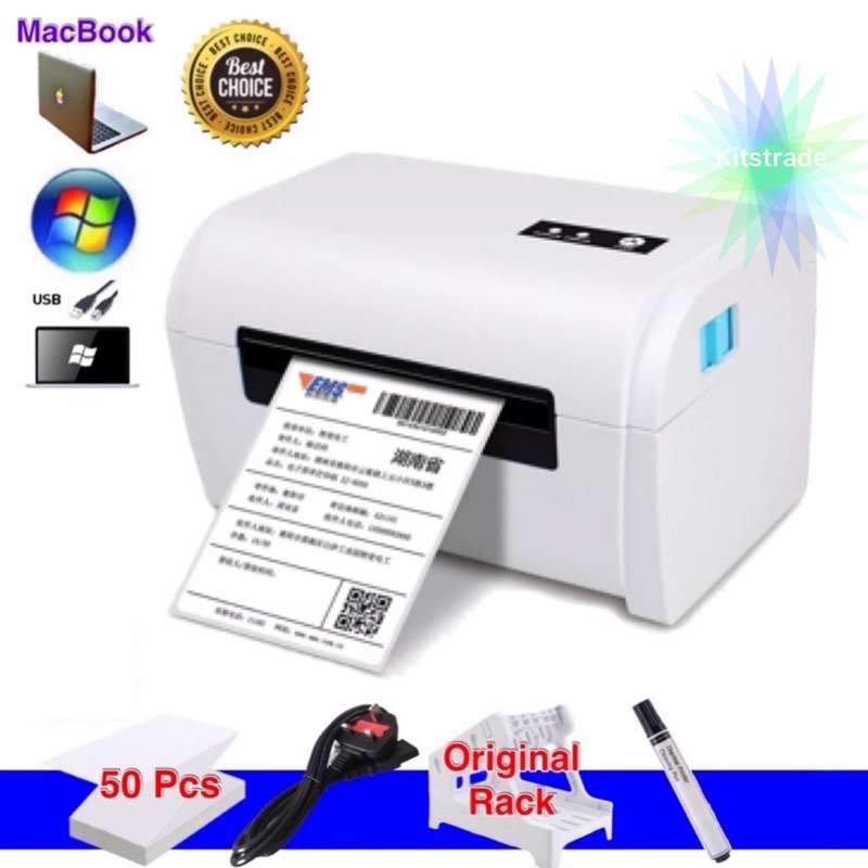 【READY STOCK】 Label Printer Thermal Technology A6 AWB Waybill Barcode ...