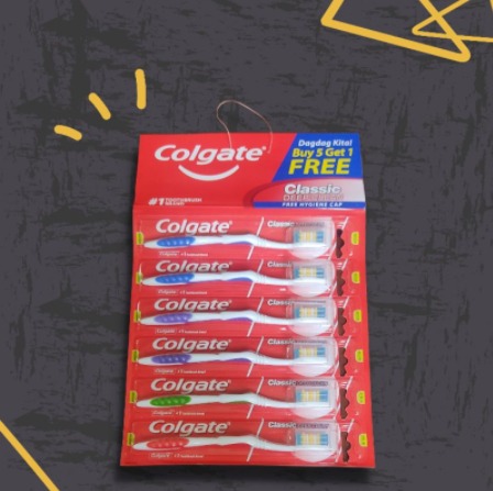 Per Dozen - Colgate Classic Deep Clean Hanging Toothbrush 12 pcs ...