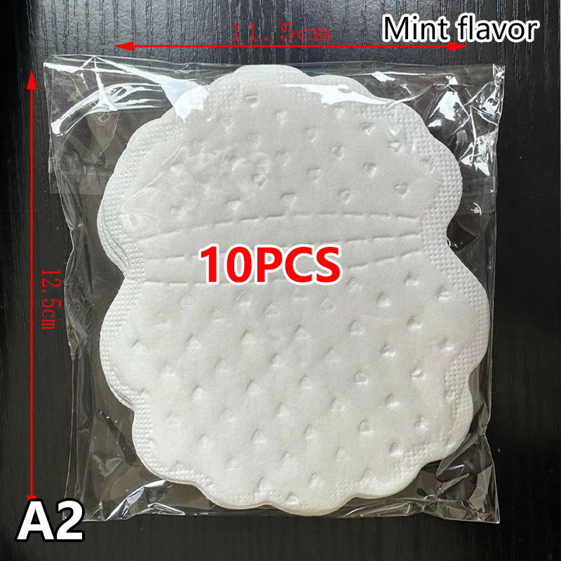 10/20pcs Mint Flavor Sweat Pads Deodorants Underarm Anti Perspiration ...