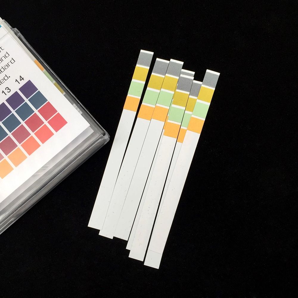 100 Strips Easy To Cary PH Value 0-14 PH Test Paper Litmus Testing Kit ...