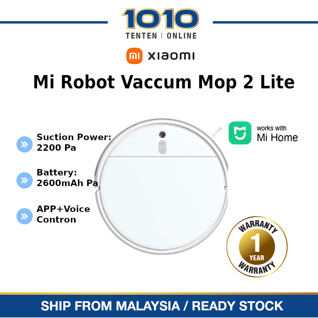 [MY Version/ Global Version] Xiaomi Robot Vacuum Mop 2 Lite (Gyroscope ...