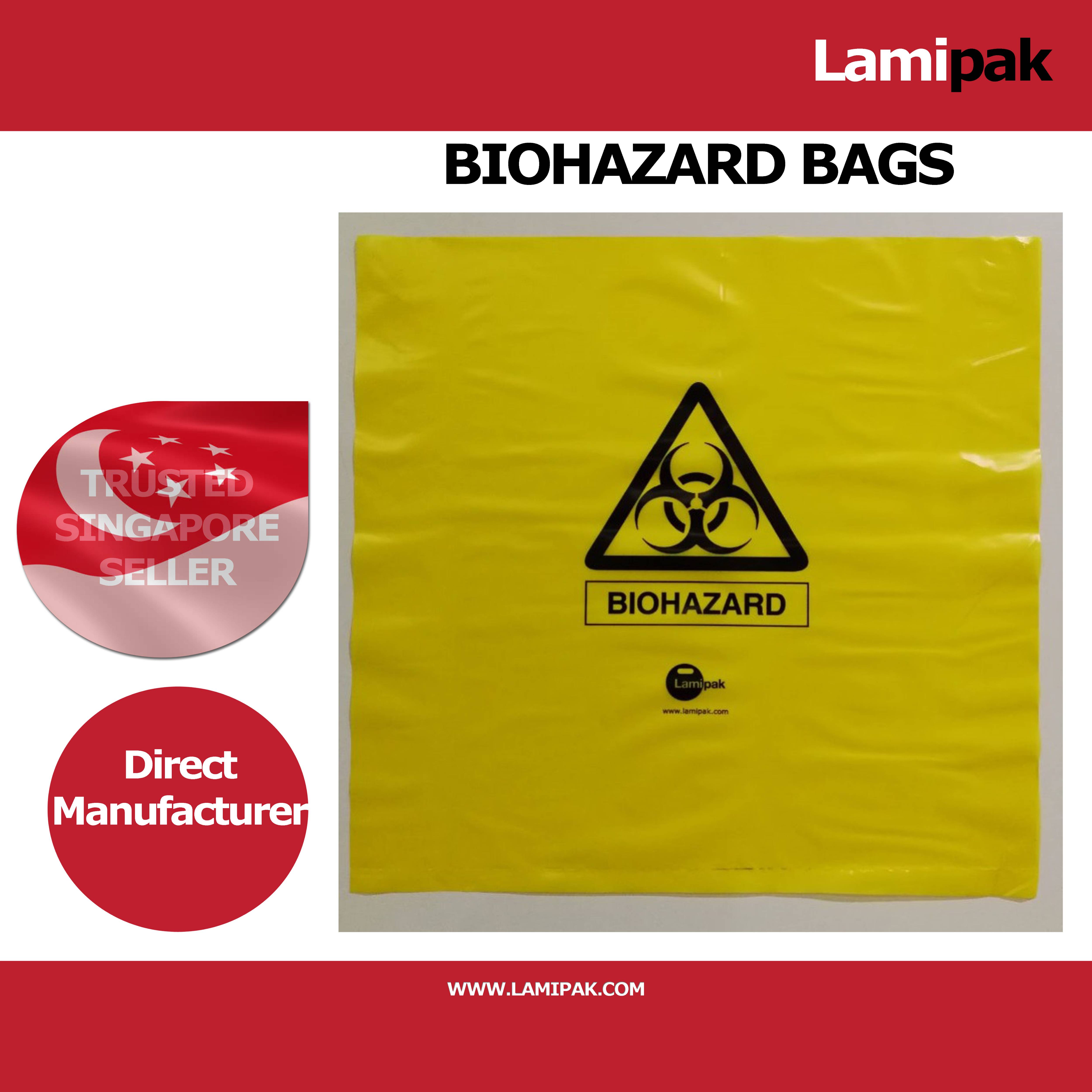 Yellow Biohazard Bag Medical Waste Bag Autoclavable Bag | Lazada Singapore