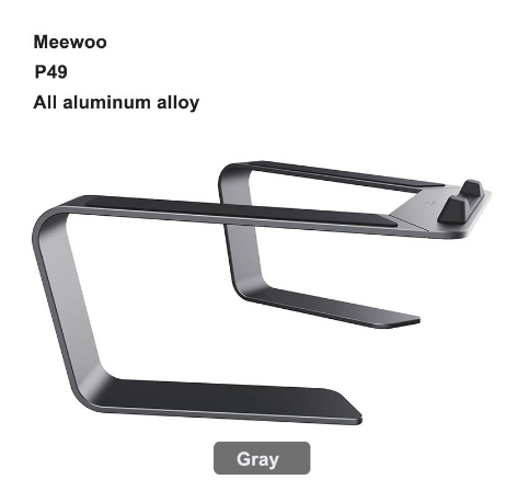 Meewoo Laptop Stand Detachable Double-deck Laptop Riser Ventilated ...