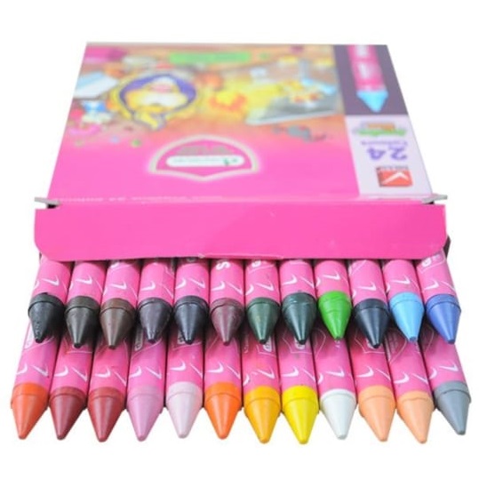 MasterArt Wax Colour Crayon Jumbo (12 / 24 Colours) Warna Krayon Jumbo ...