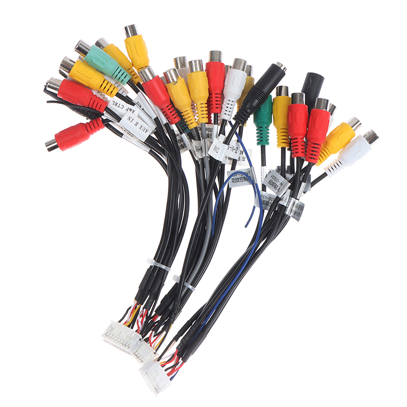 Android radio Car Accessories RCA Output Wire Aux-in microphone Adapter ...