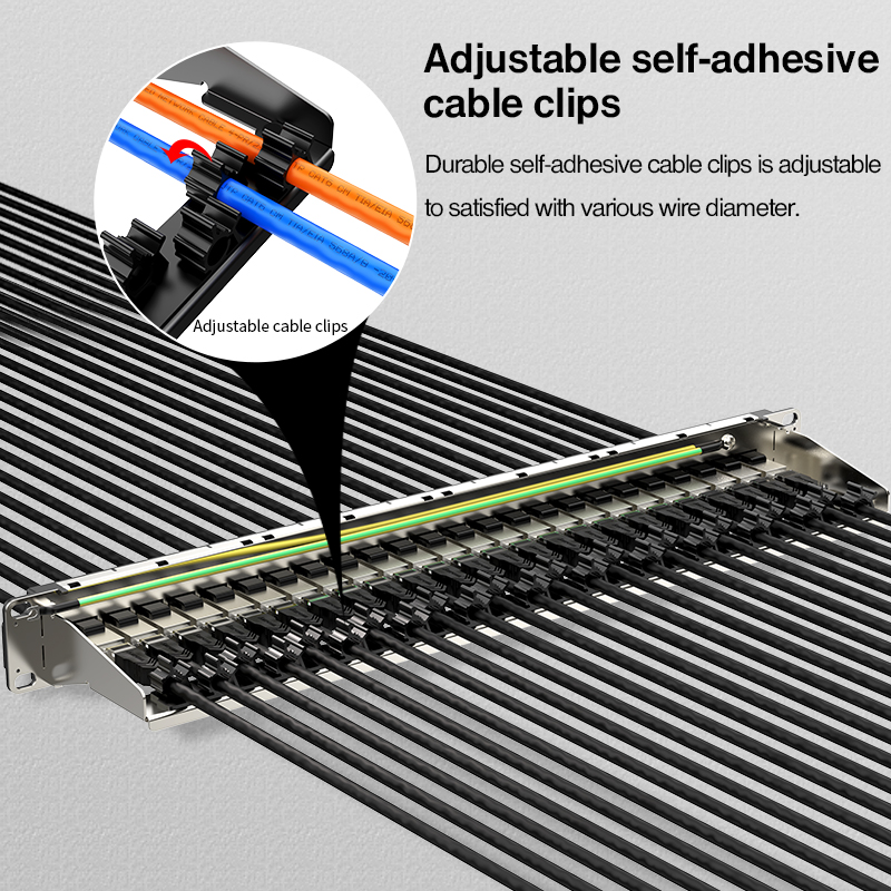 AMPCOM Patch Panel,24 Port Patch Panel Pass Through,RJ45 Shield ...