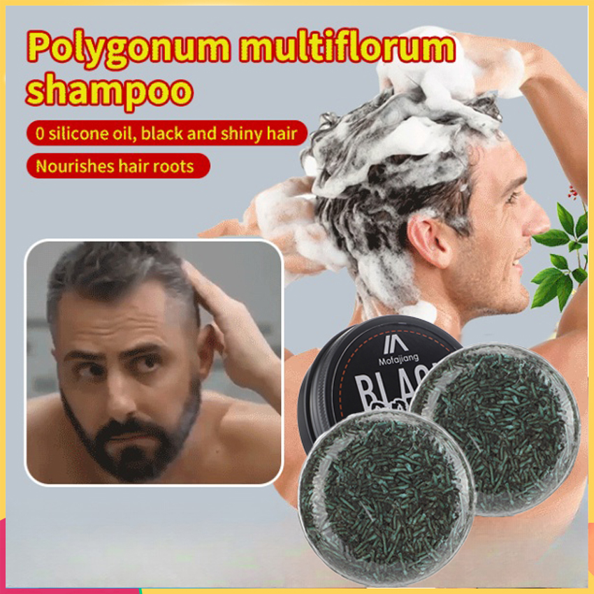 Polygonum Multiflorum Black Hair Essence Soap Permanent Effective White ...