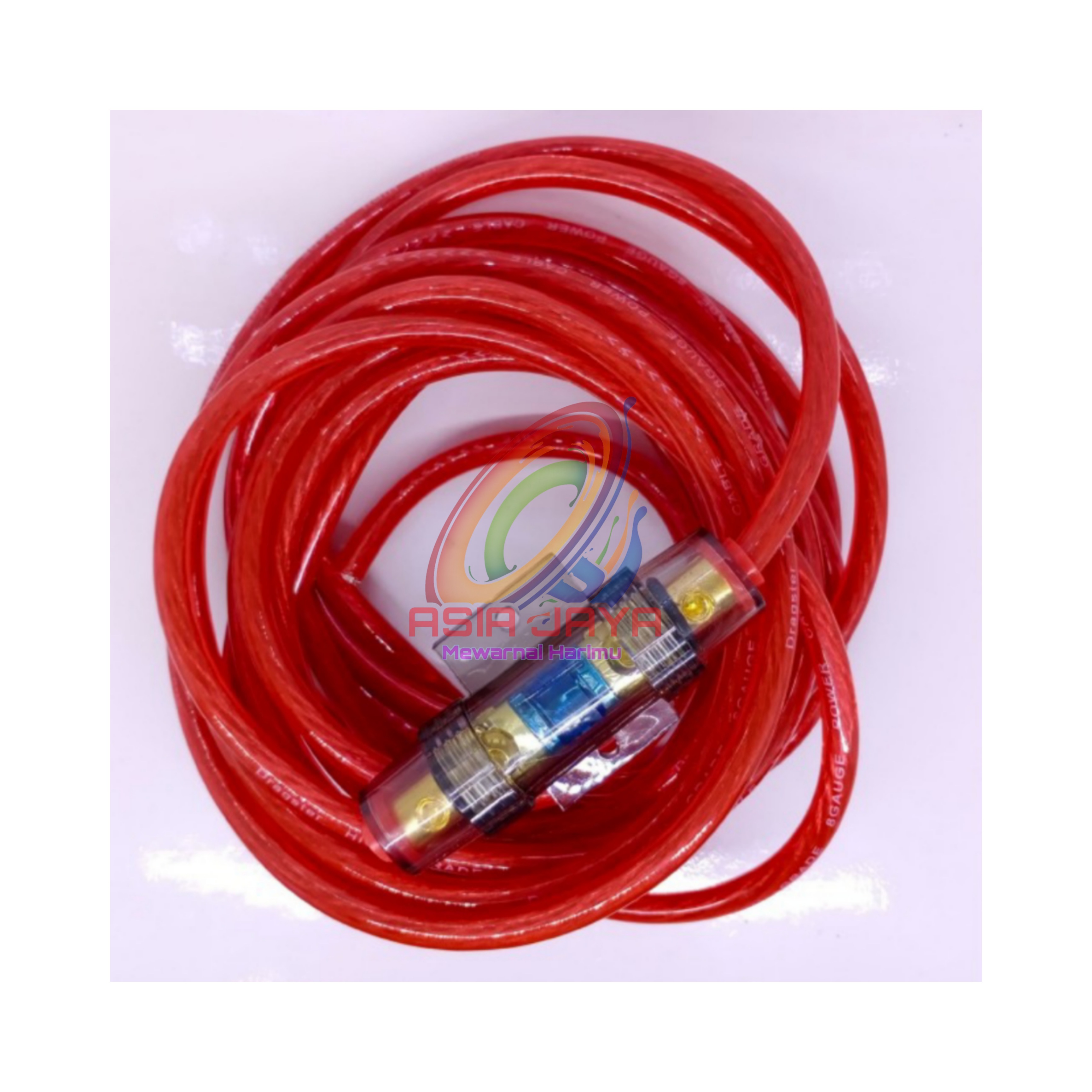 Paket Sekring Tabung / Sekering Botol 60A Dan Kabel Power Mobil DC 8 ...