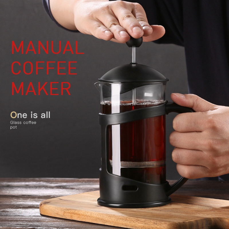 【Deal】 Portable Manual French Presses Pot Coffee Maker Filter Pot ...