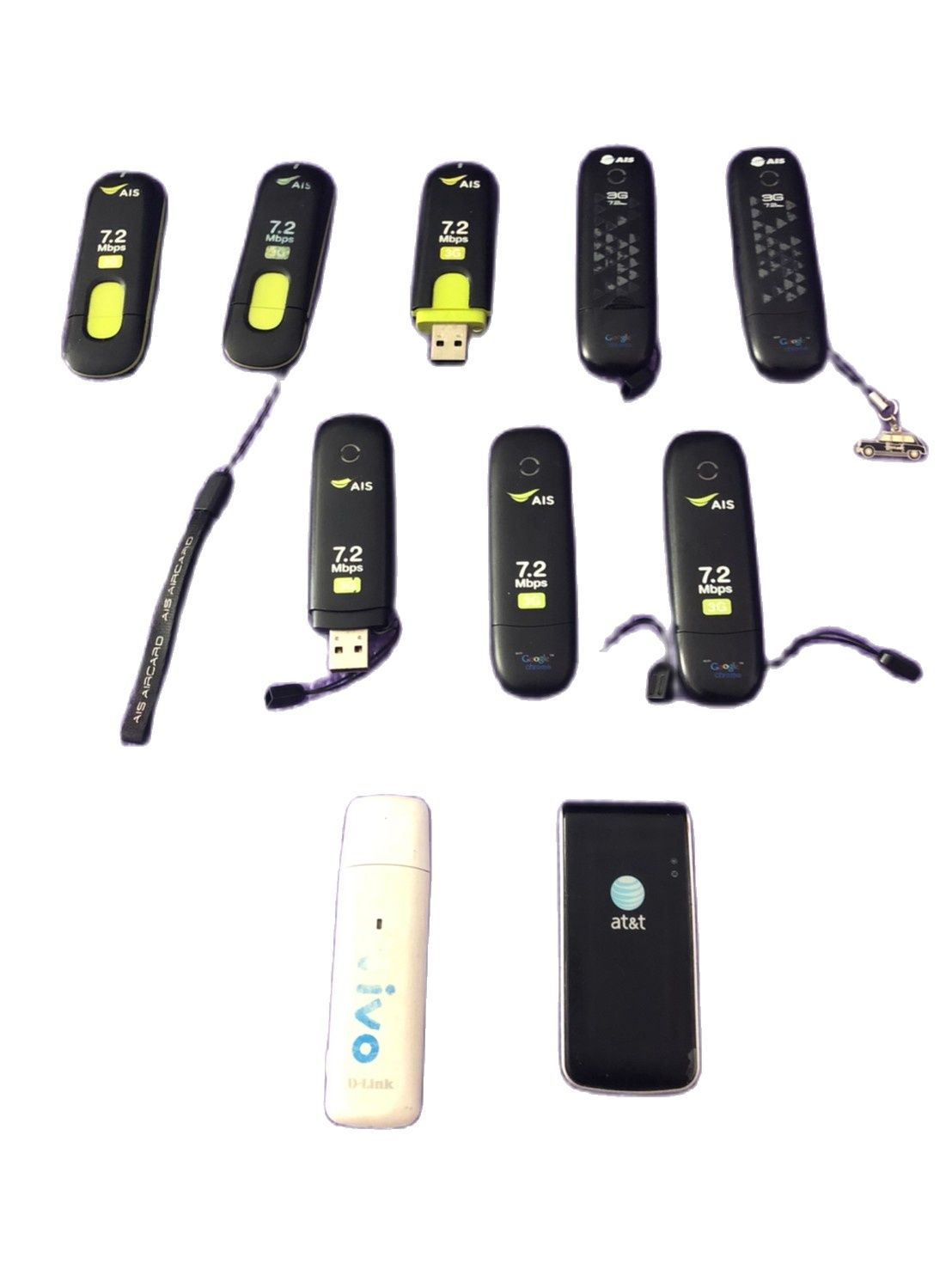 Air Card AIS 3G 7.2Mbps., HSUPA USB Stick ZTE MF190, Huawei, D-Link(21 ...