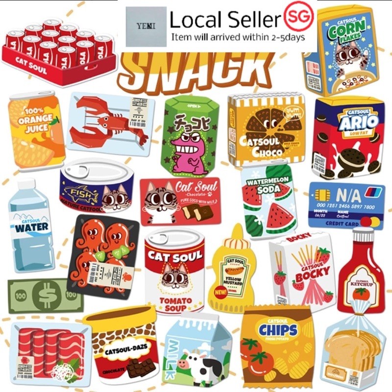 luggage sticker snacks sticker large sticker laptop sticker potato chip ...