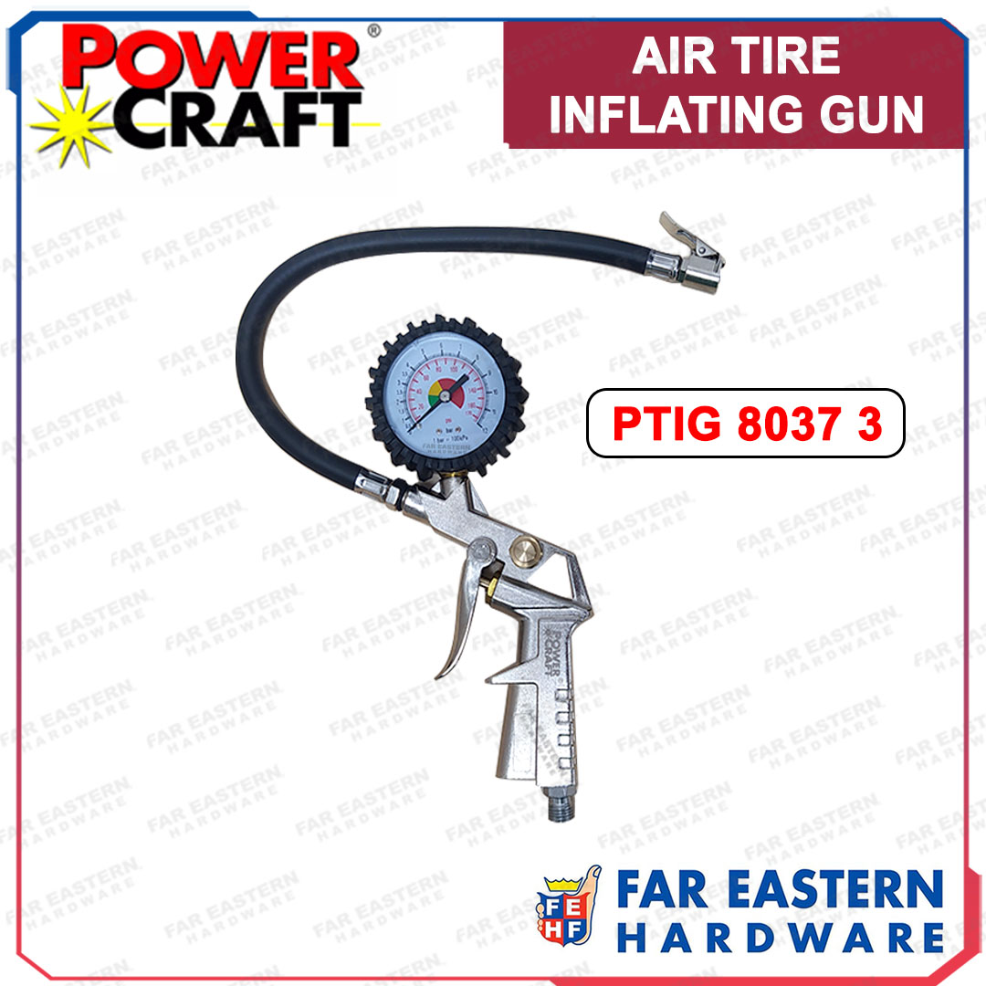 POWERCRAFT Air Tire Inflating Gun PTIG 8037-3 | Lazada PH