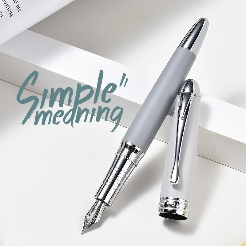【The Quiet Page】Hongdian 5019 Morandi Fountain Pen Iridium Nib 0.4mm ...