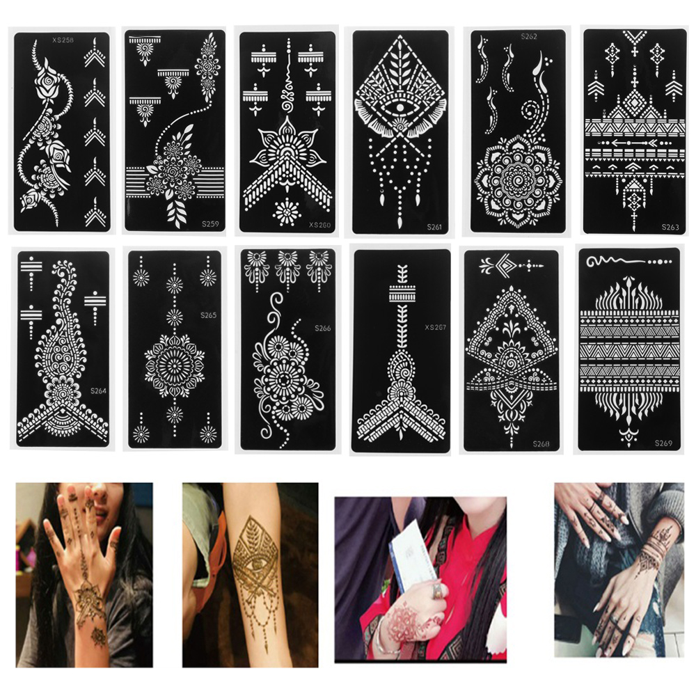 【Exclusive Discount】New Fashion Henna Tattoo Temporary Hand Tattoos DIY ...