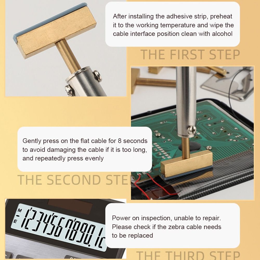 Copper Digital Panel LCD Screen T-head Soldering Iron T Tip Hot ...