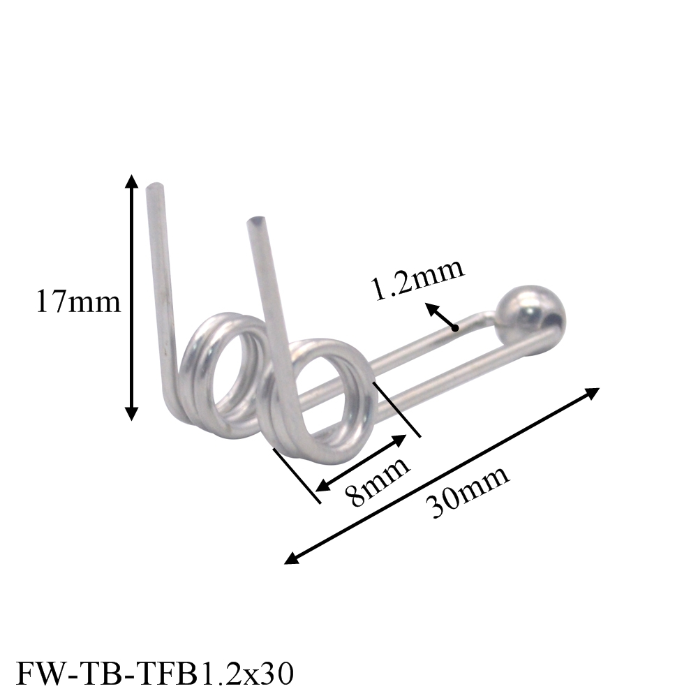 2pcs Fix Curling Replacement Part Double Return Torsion Spring Beauty ...