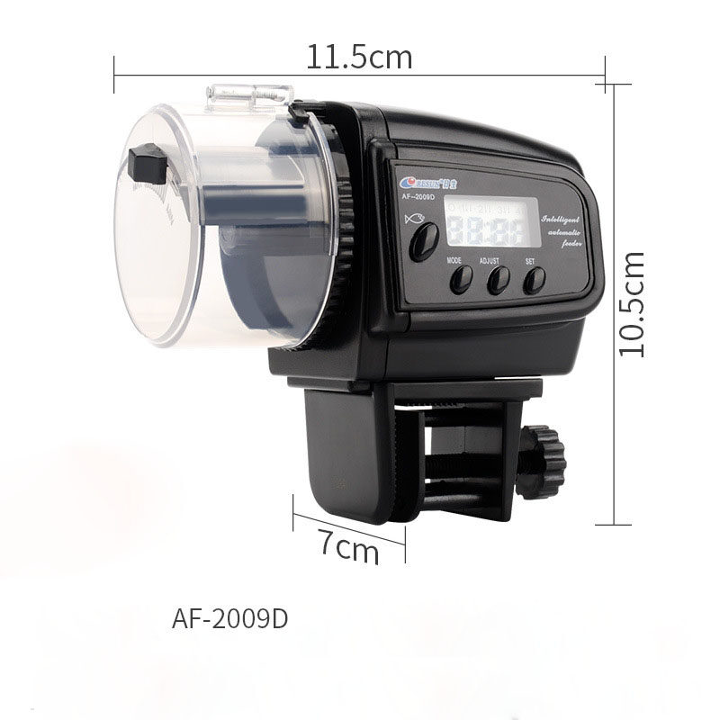 Adjustable Automatic Fish Feeder Aquarium Timer Auto Fish Tank LCD ...
