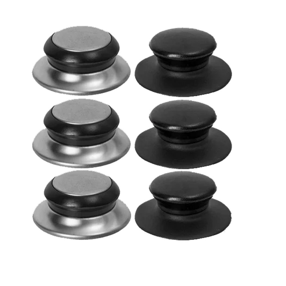 Stainless Steel Pot Lid Knobs Universal Round Cookware Replacement ...