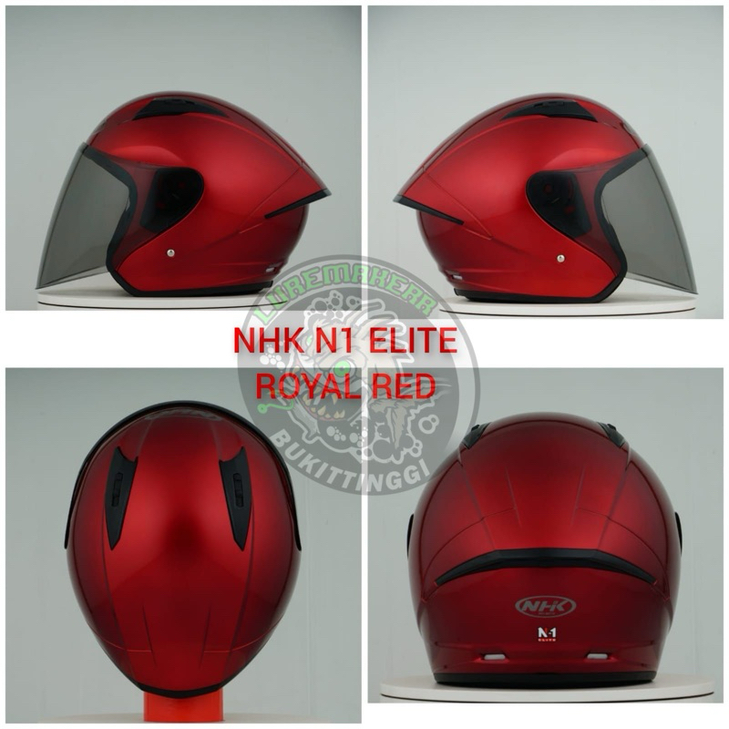 HELM NHK N1 ELITE ROYAL RED | Lazada Indonesia
