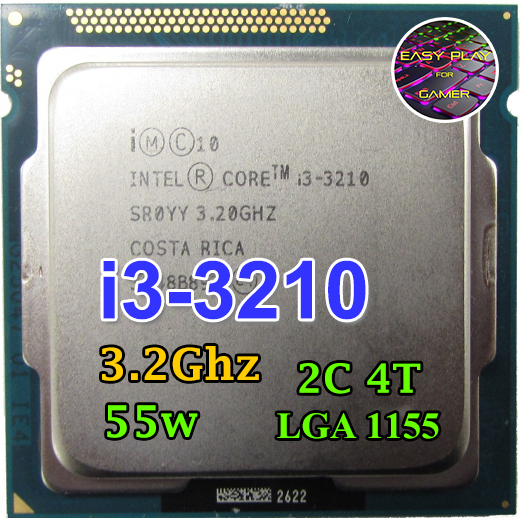 CPU Intel Core i3 3210 3.2 GHz 2คอ4เทรด 55W LGA 1155 ฟรีซิลิโคน1ซอง ...
