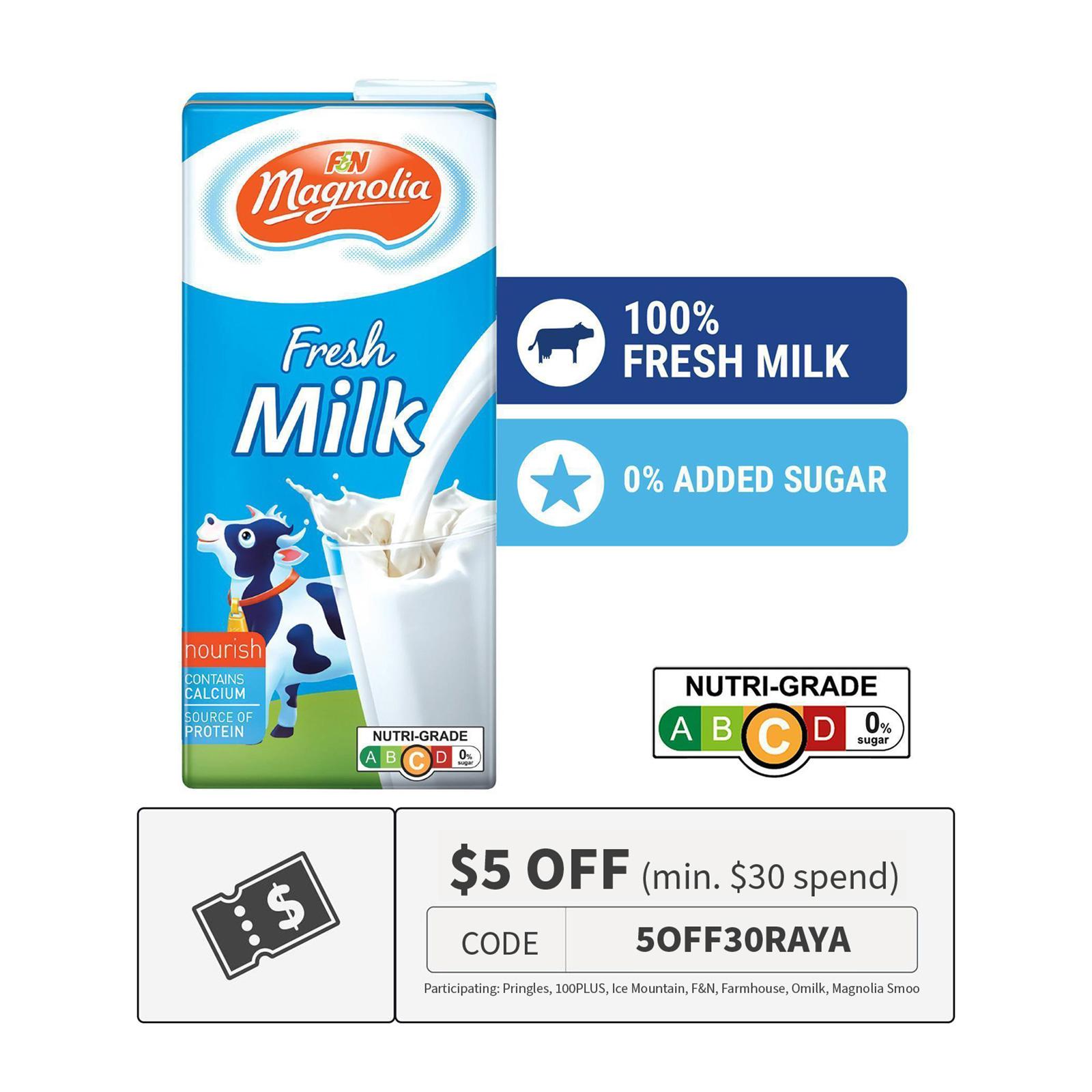F&N MAGNOLIA UHT Fresh Milk 1L | Lazada Singapore