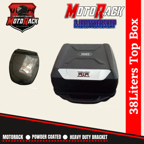 RR top box motorcycle top box 38LITERS motobox | Lazada PH