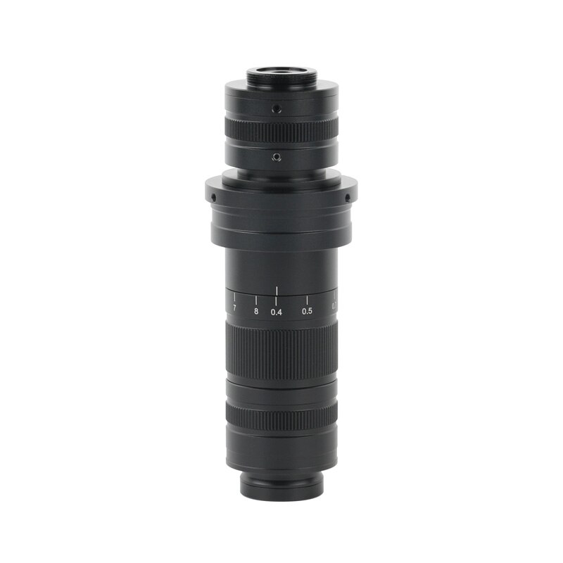 400X 600X 800X 0.4X-8X Adjustable Magnification C Mount Zoom Lens 0.5X ...