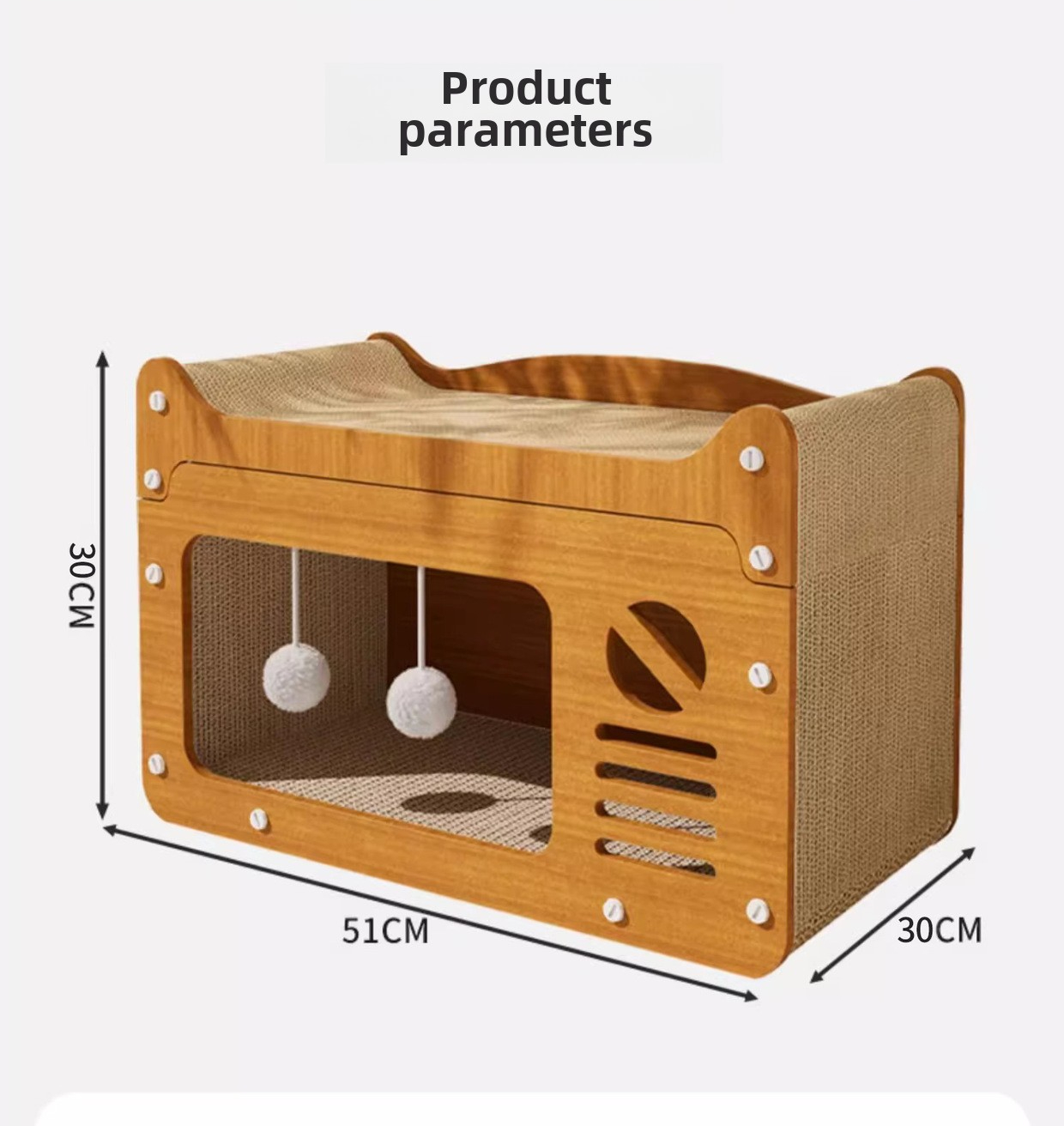 Cat Scratch Board Wear-Resistant Scratch-Resistant Cat Scratching Board ...