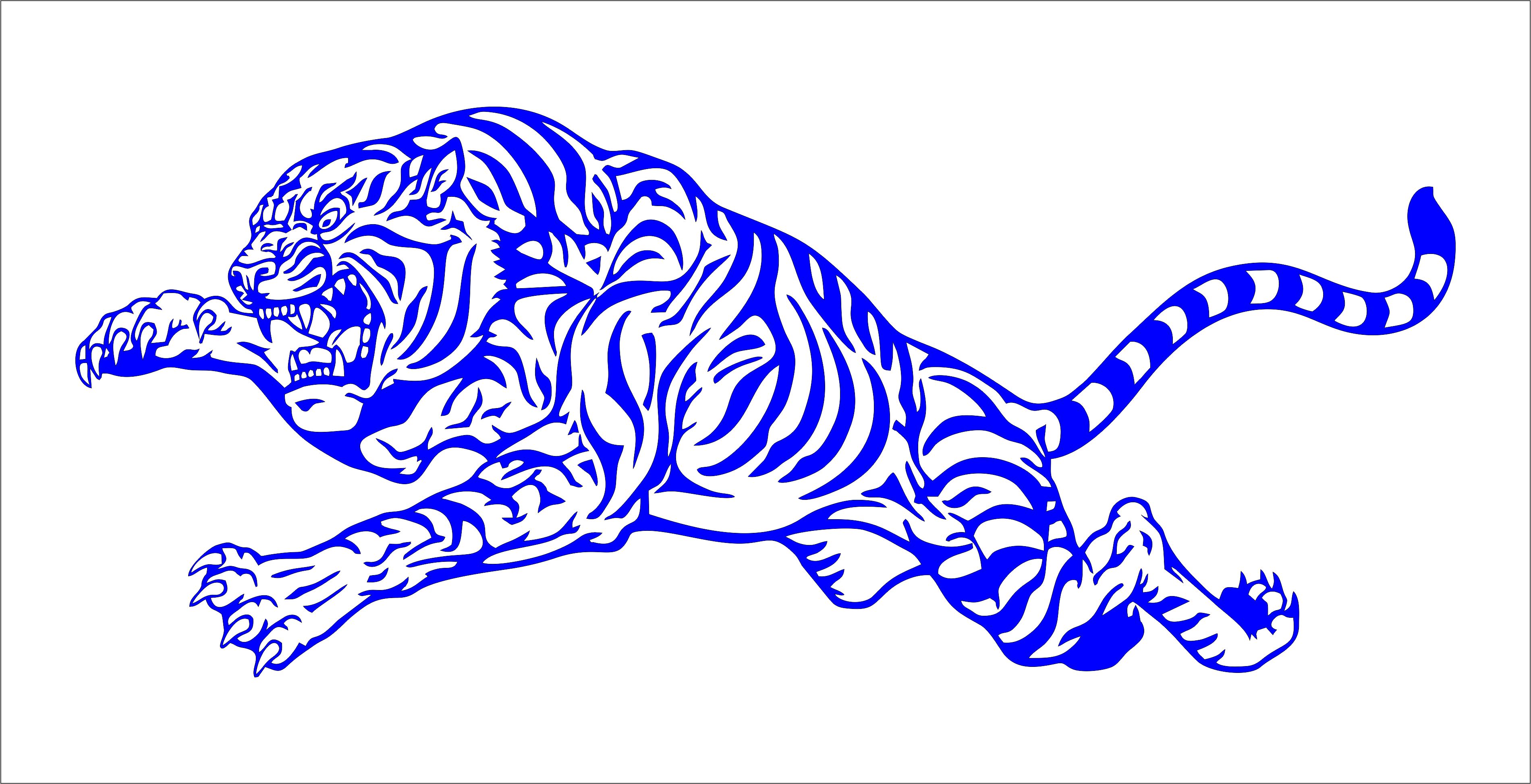 Stiker Sticker cutting sticker Harimau/macan body kaca mobil motor 1 ...