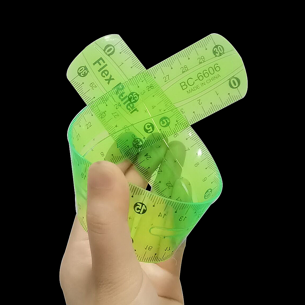 Soft Ruler Flexible Ruler Multi Creative Stationery Rule School Supply ...