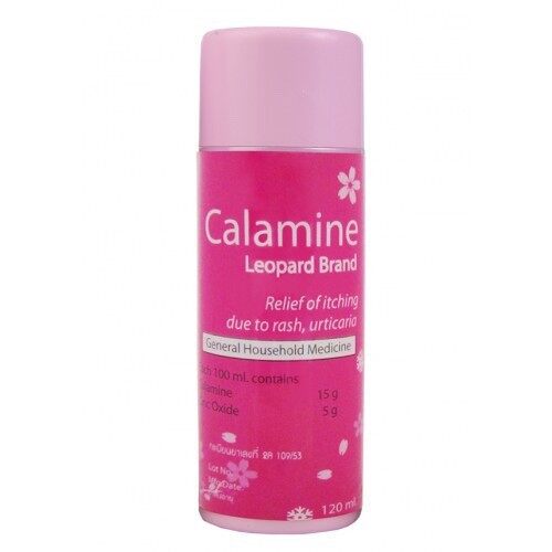 คาลาไมน์ โลชั่น Calamine คาลามาย แก้ผดผื่น คัน ลมพิษ ขนาด 120 ml ...