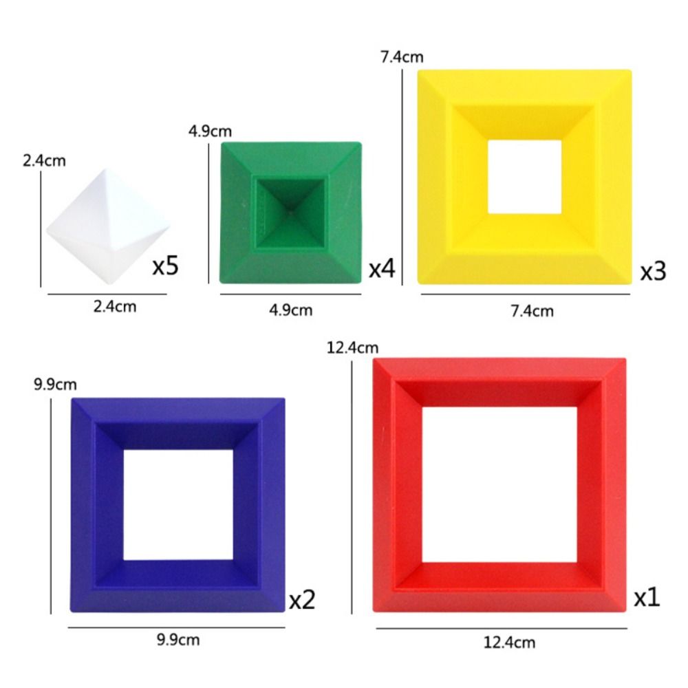 Balance Game Human Pyramid Construction Set Educational Speed Cube Set ...